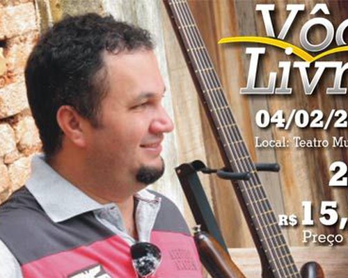 Ivan Rosa lança hoje seu primeiro DVD no Teatro Municipal