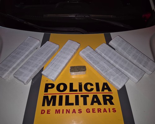 PM Rodoviária apreende seis barras de maconha durante operação na BR352 ...